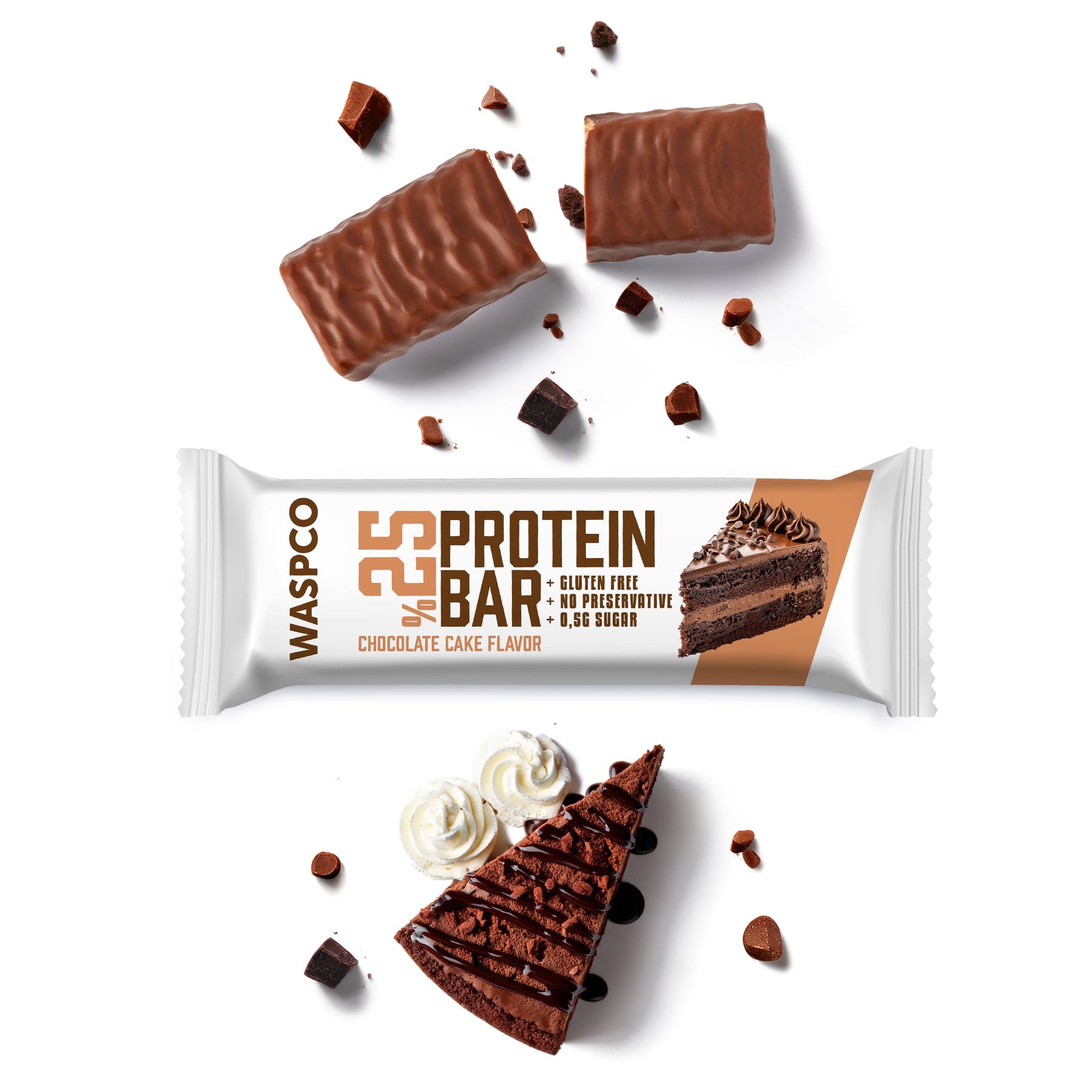 Çikolata Kaplı Protein Bar - Bitter Çikolata Kaplı Protein Barlar – WASPCO
